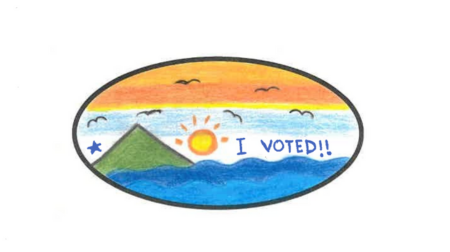 "I Voted" Sticker Contest Winner